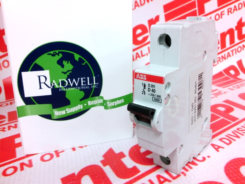 S201-D40 Molded Case Circuit Breaker by - ABB - ASEA BROWN BOVERI