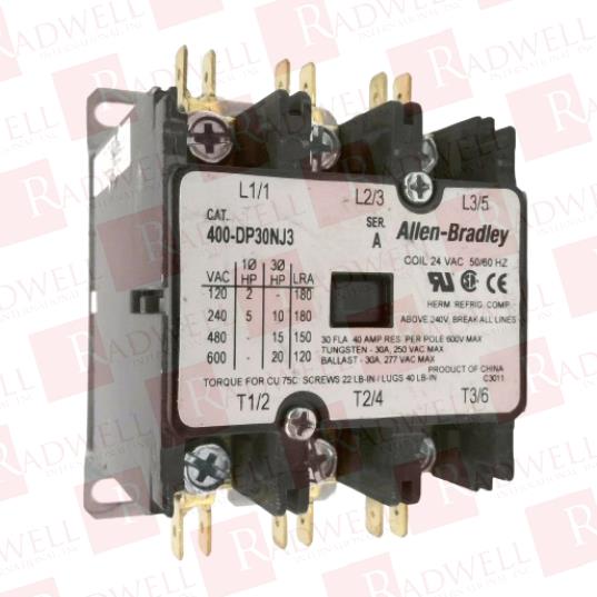 400-DP30NJ3 Contactor by ALLEN BRADLEY