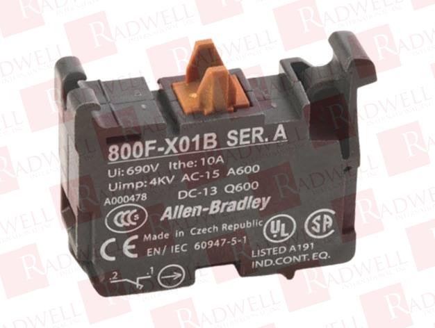 800F-X01B Accessory/Bulb/Cap/Contact/Transf by ALLEN BRADLEY