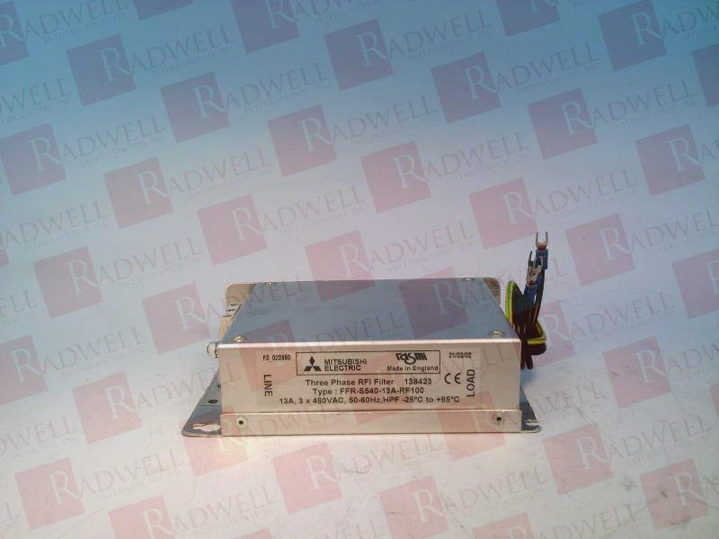FFR-S540-13A-RF100 RFI/EFI/EMI Noise Filter by MITSUBISHI