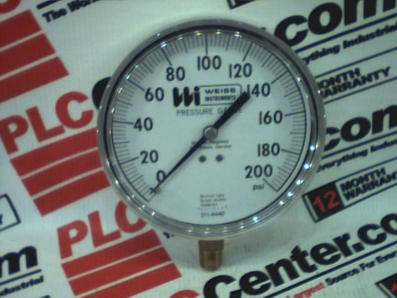 4CTS-1 Pressure Gauge by WEISS INSTRUMENTS