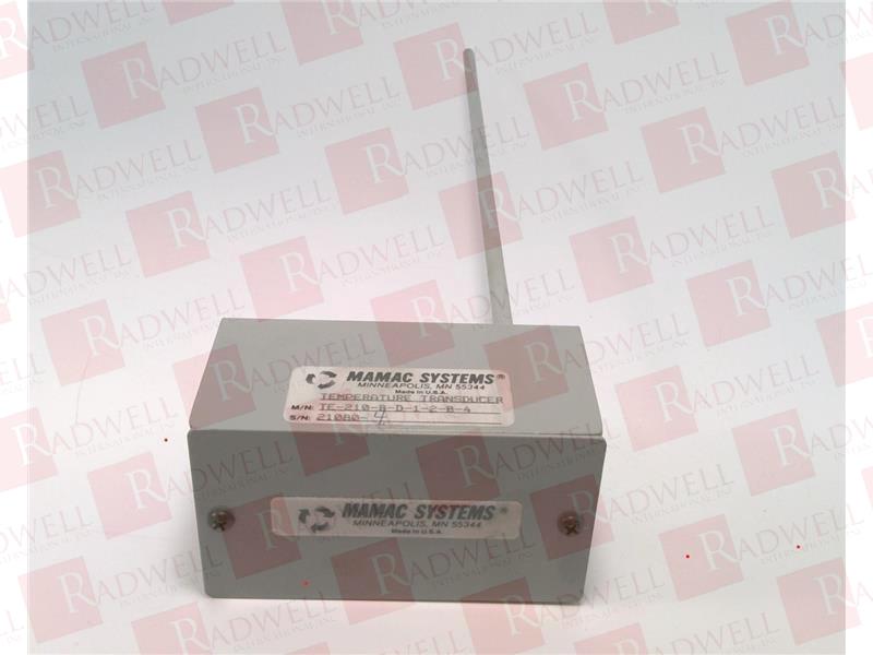 TE-210-B-D-1-2-B-4 Pressure Sensor/Transducer by MAMAC SYSTEMS