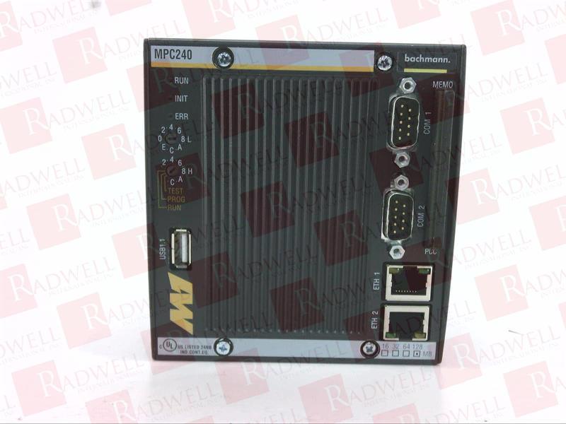 MPC240-128/512MB-CF PLC Module/Rack by BACHMANN ELECTRONIC