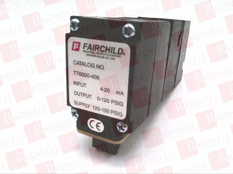 TT6000-406 Pneumatic Transducer by FAIRCHILD INDUSTRIAL PROD