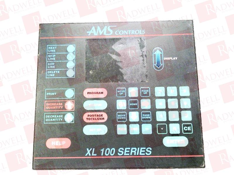 XL100CLS Operator Interface by AMS CONTROLS