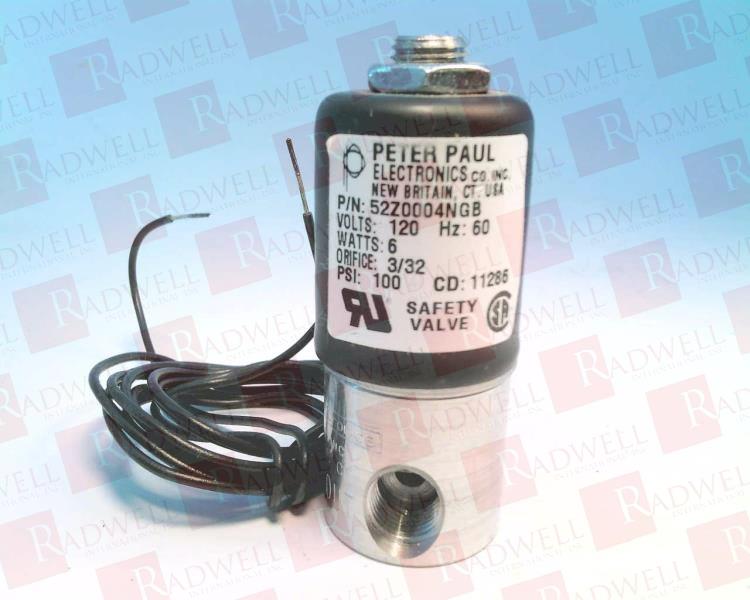 52Z0004NGB Solenoid Valve by PETER PAUL ELECTRONICS