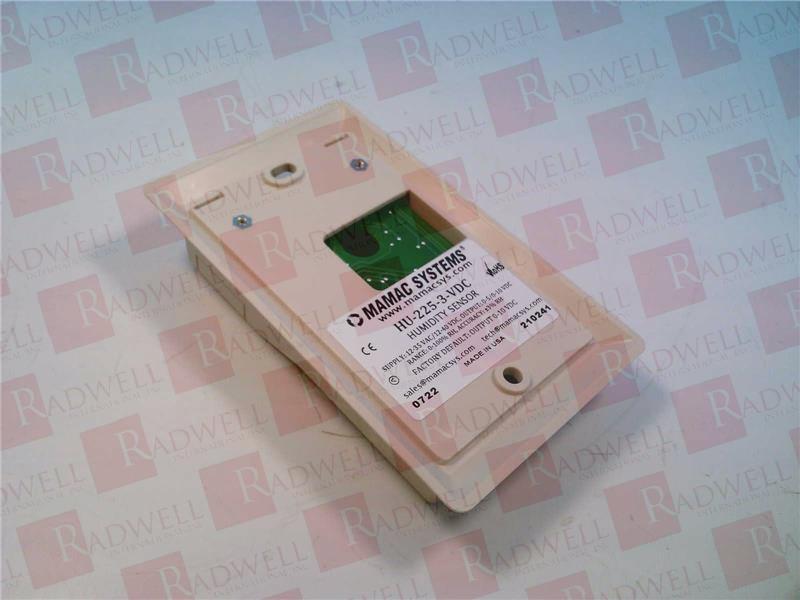 HU-225-3-VDC Humidity Sensor/Transmitter by MAMAC SYSTEMS