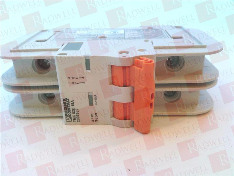 TMC 82D 15A Panel Mount Circuit Breaker by PHOENIX CONTACT