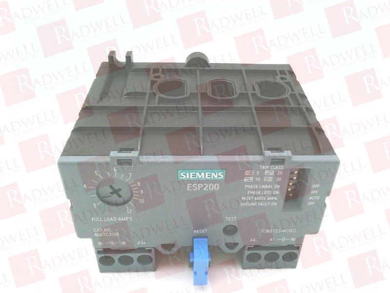 3UB8123-4CW2 Solid State Overload/Relay by SIEMENS