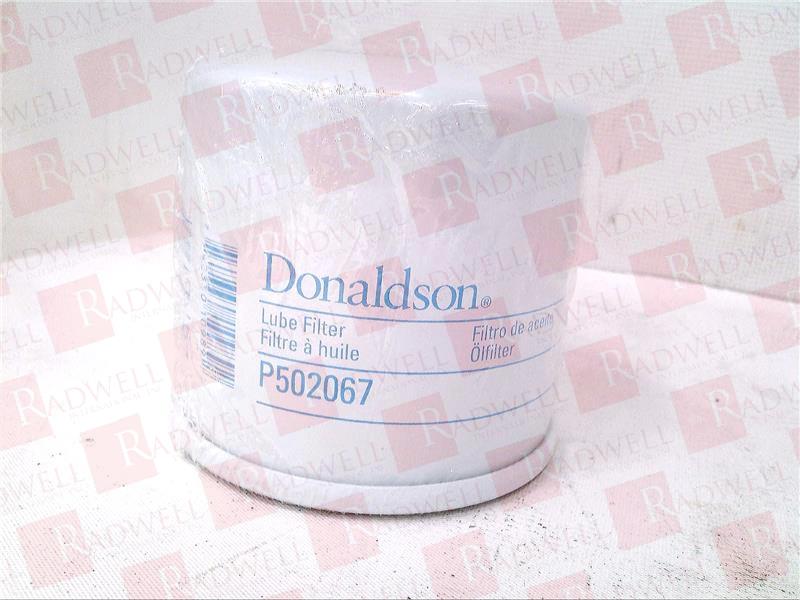 P502067 Oil Filter by DONALDSON