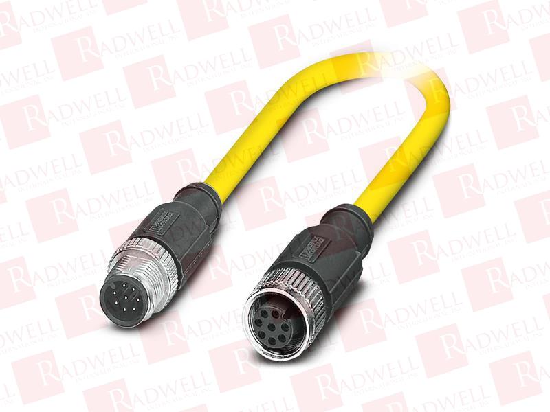 SAC-8P-M12MS/20,0-542/M12FSSH QD Cable/Cord Set by PHOENIX CONTACT