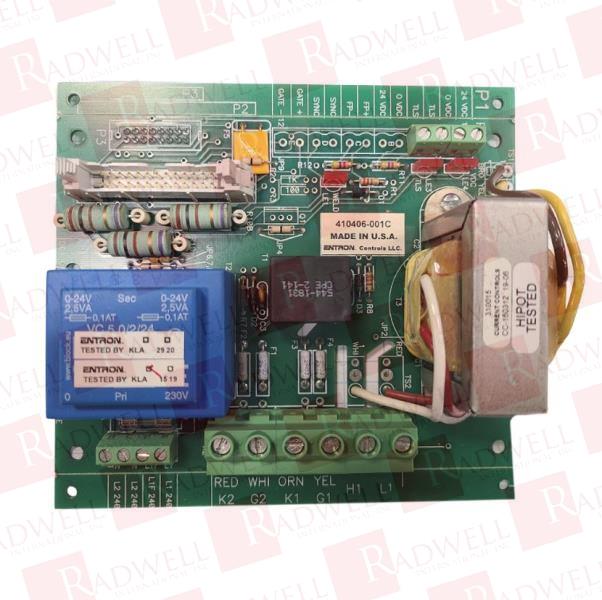 410406-001 PC Board PLC/Add-On Board by ENTRON CONTROLS